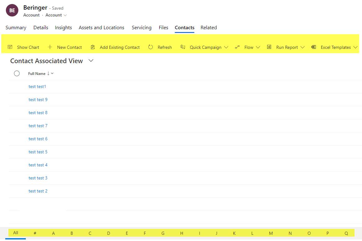 Dynamics 365 Related Records Header Options Disappear When Scrolling ...