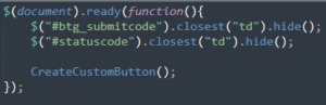 Using JavaScript to create a custom button in Power Pages | Power ...