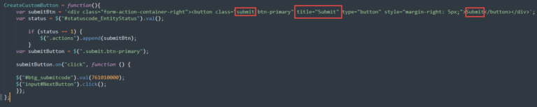 Using JavaScript to create a custom button in Power Pages | Power Platform | Beringer Technology ...