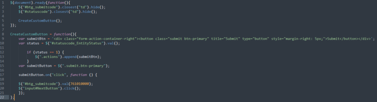 Using Javascript To Create A Custom Button In Power Pages Power 8984